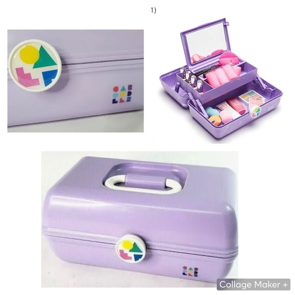 Caboodles | Makeup | Caboodles Onthego Girl Retro Case Lavender | Poshmark